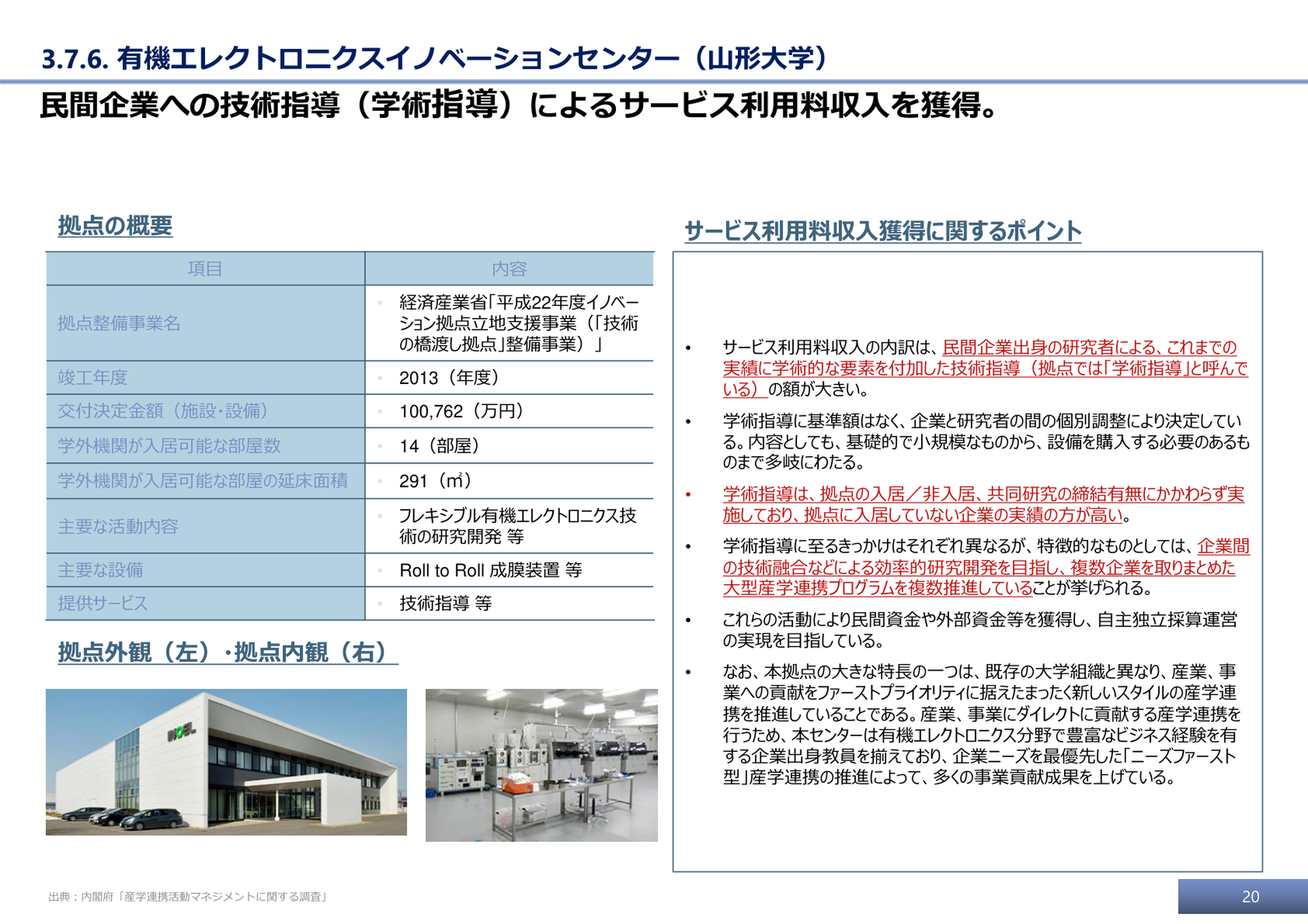 産学官連携拠点を通じた外部資金の獲得状況の分析 | 内閣府エビデンスシステム[e-CSTI]